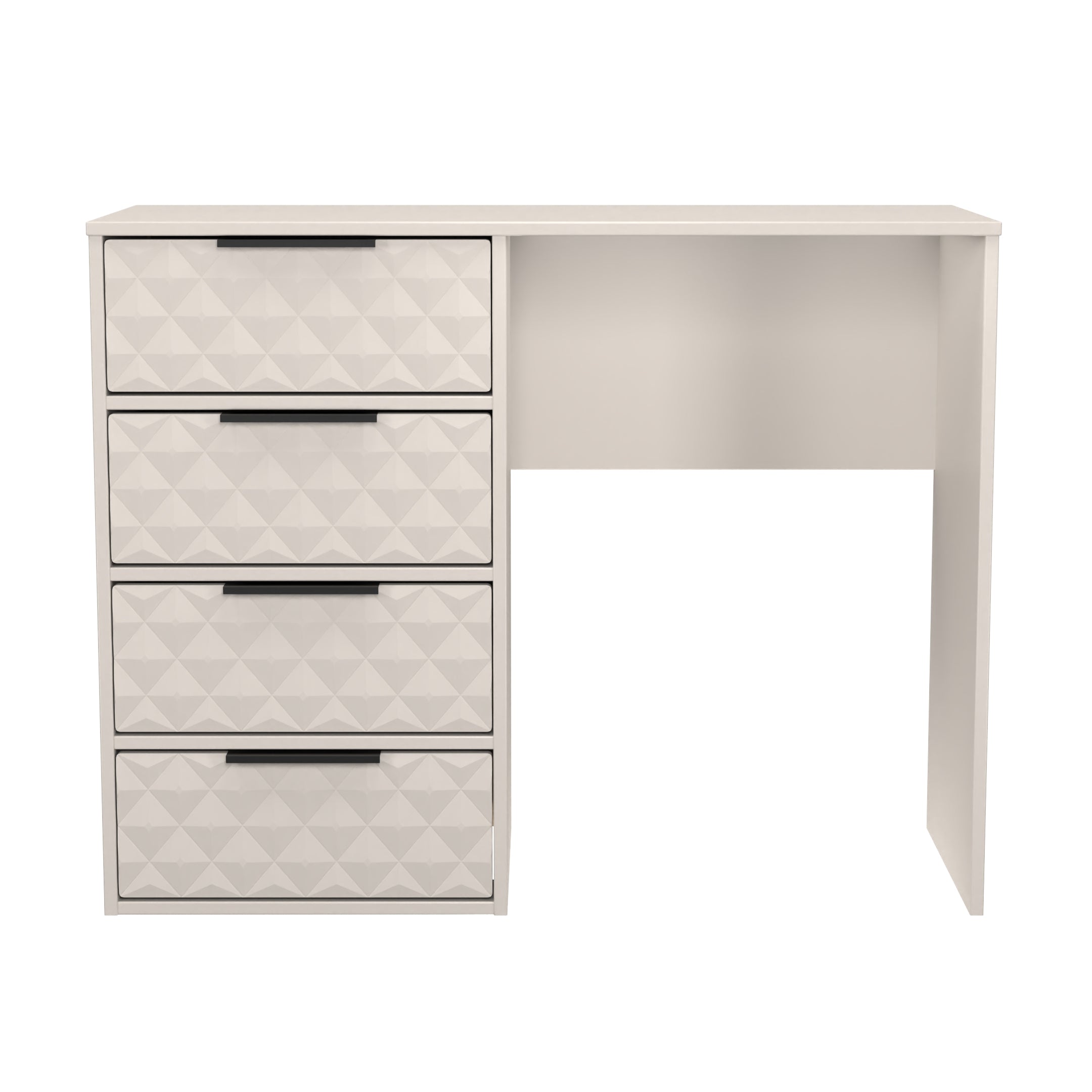 Harlequin Desk Off-White 4 Drawers 97cm only 329.0 – Cherry Lane