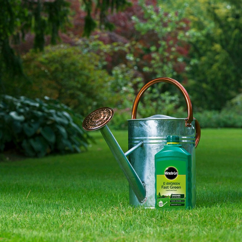 Miracle Gro 1L Fast Green Lawn Food - 100 Square Metres Coverage ...