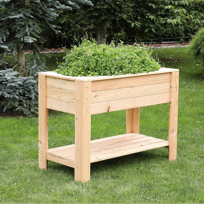 Garden Planter Larch Rectangular Dan by Shire - 82cm – Cherry Lane