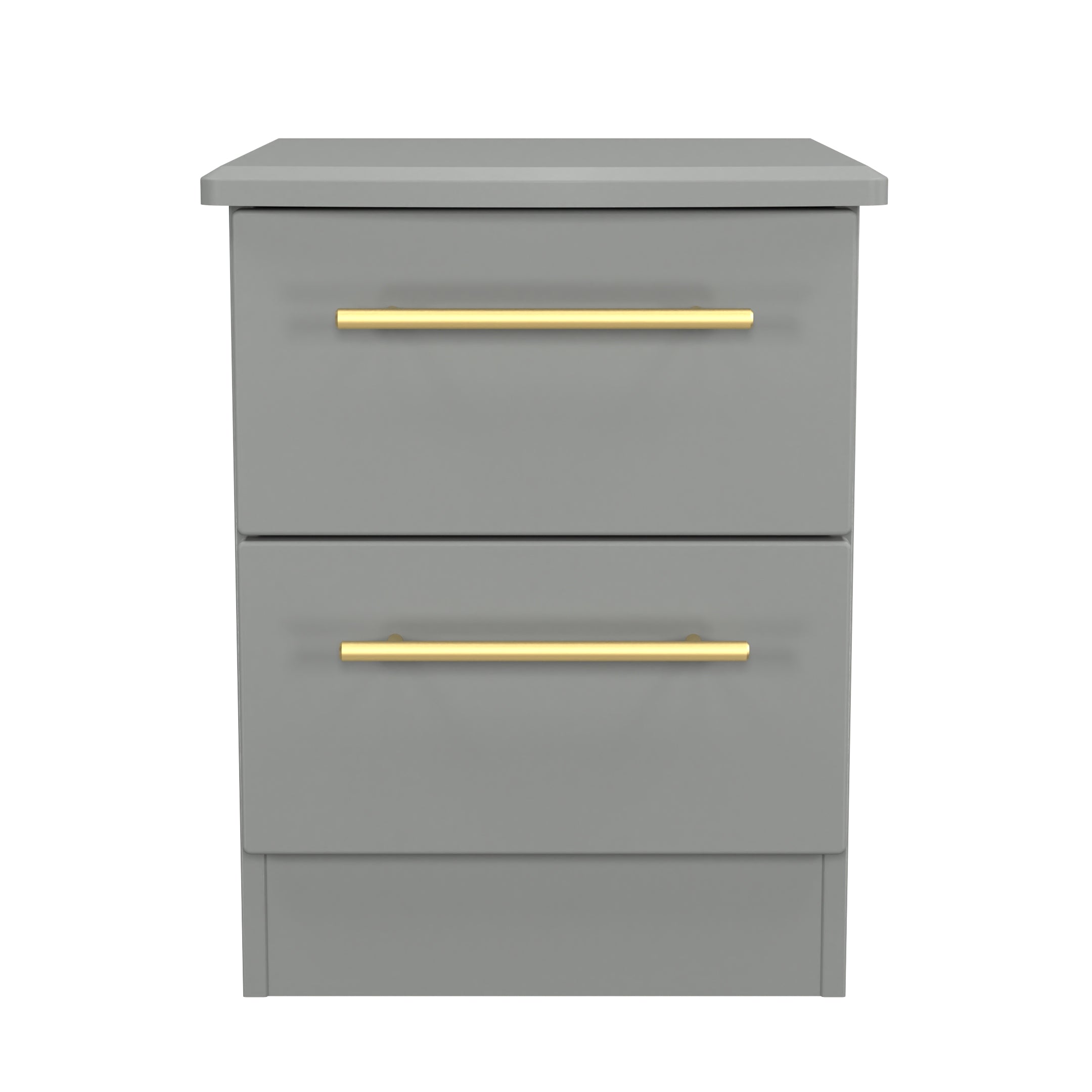 Haworth Bedside Table Grey 2 Drawers 51cm only 204.0 – Cherry Lane