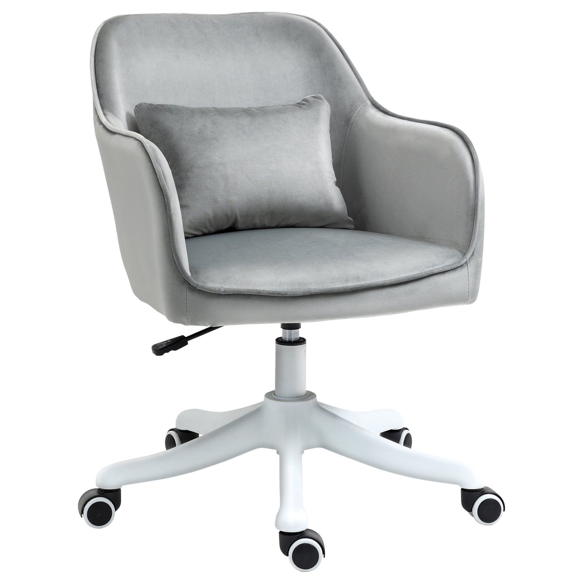 Vinsetto Velvet-Feel Office Chair with Rechargeable Electric Vibration ...