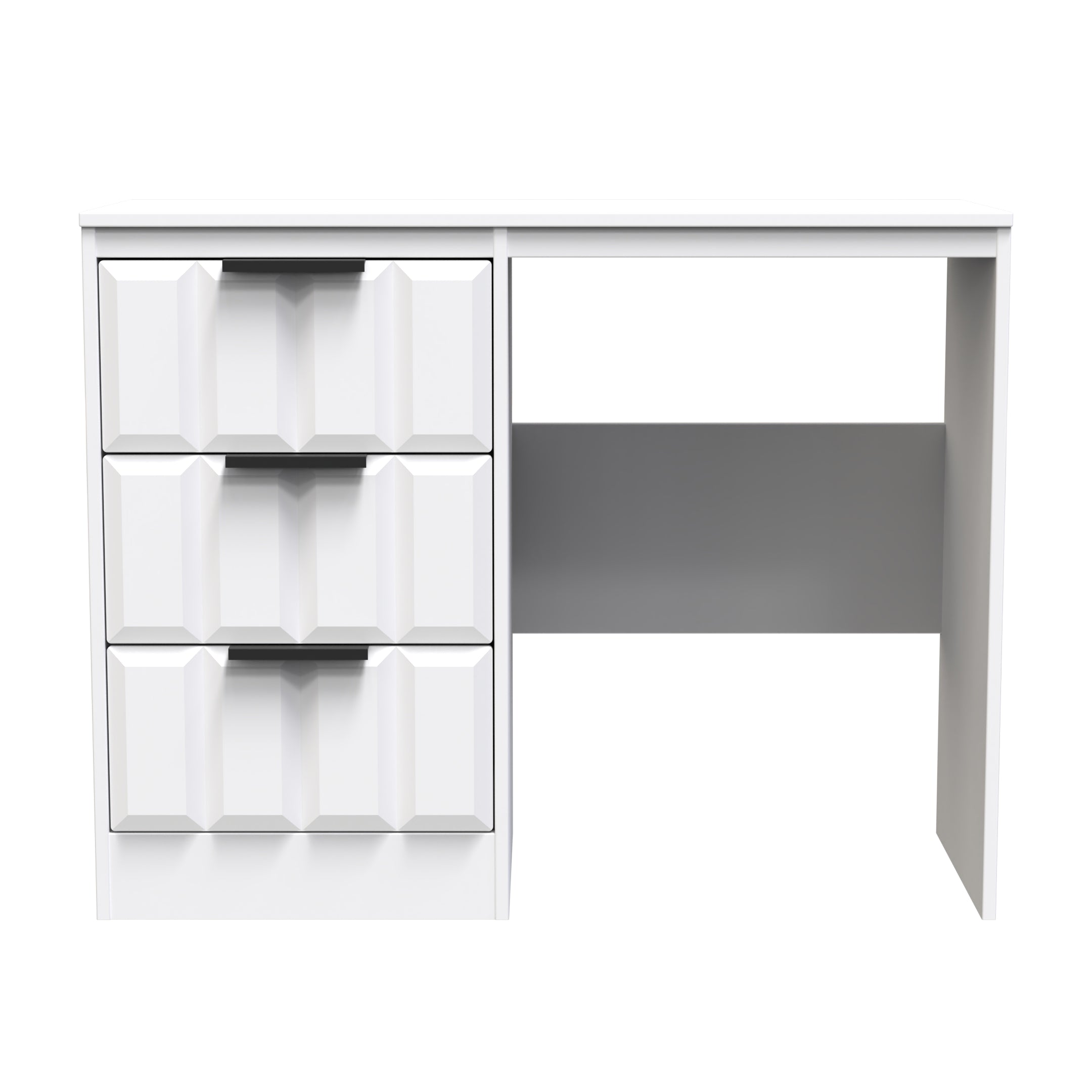 New York C Desk White 3 Drawers 97cm only 349.0 – Cherry Lane