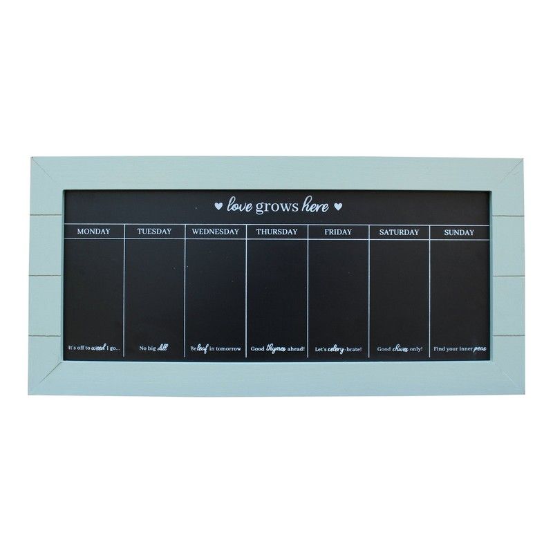 67X32 Chalkboard Week Planner Green – Cherry Lane