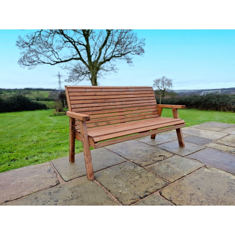 Swedish Redwood Garden Bench by Croft - 3 Seats only 229.0 – Cherry Lane