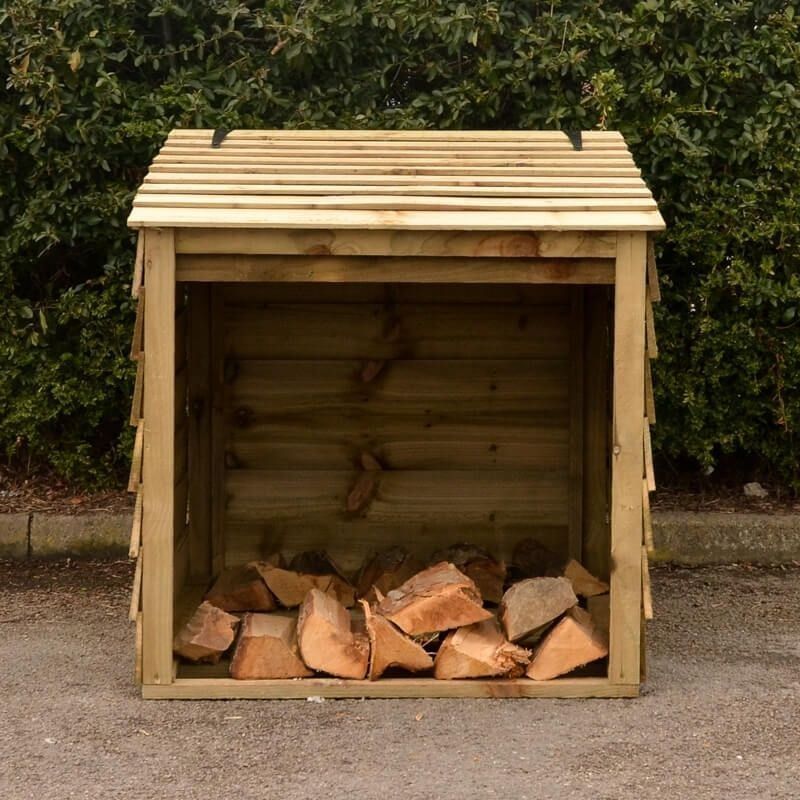Pent Log Store - Classic Pressure Treated Overlap only 259.0 – Cherry Lane