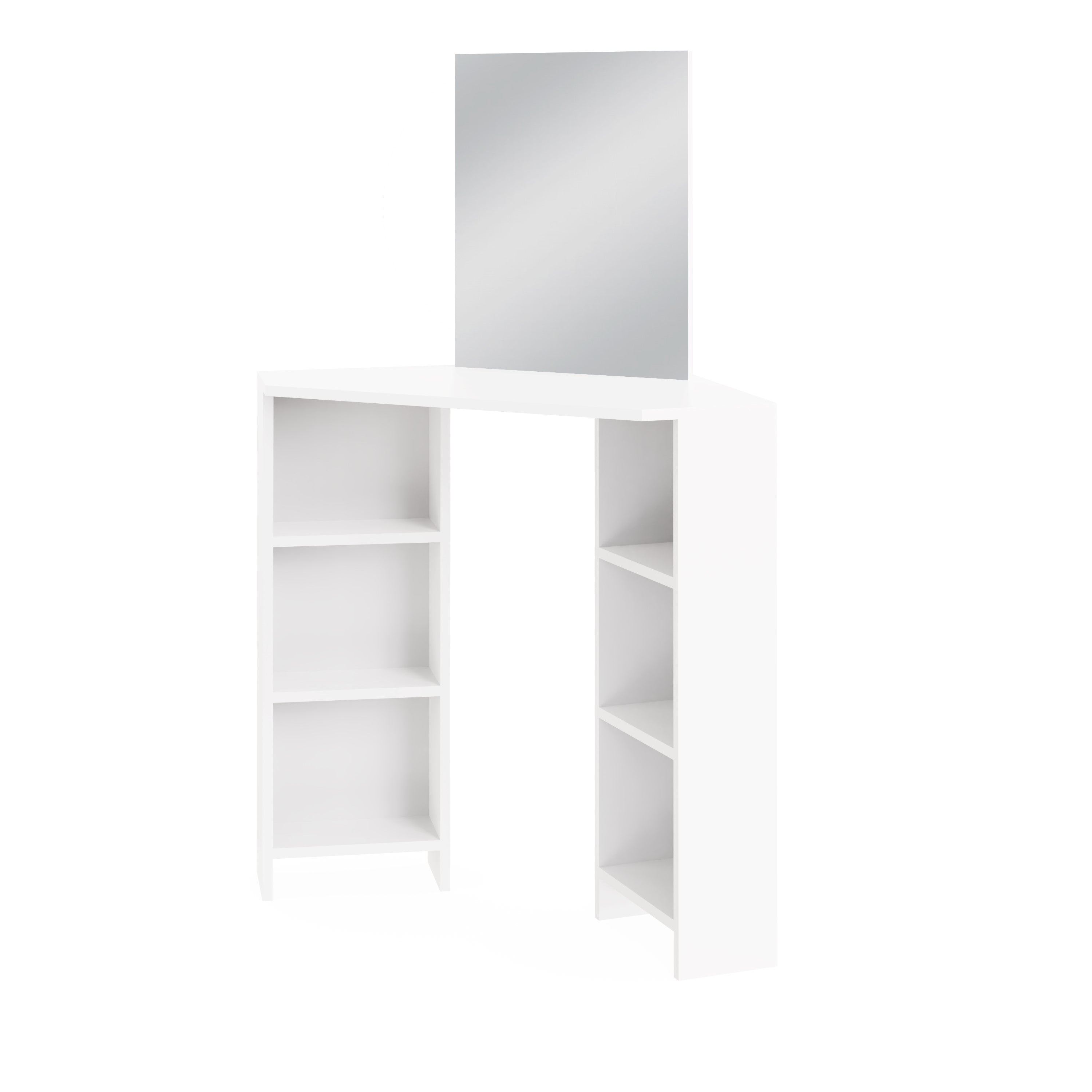 Frances Tall Dressing Table White 6 Shelves only 65.99 – Cherry Lane
